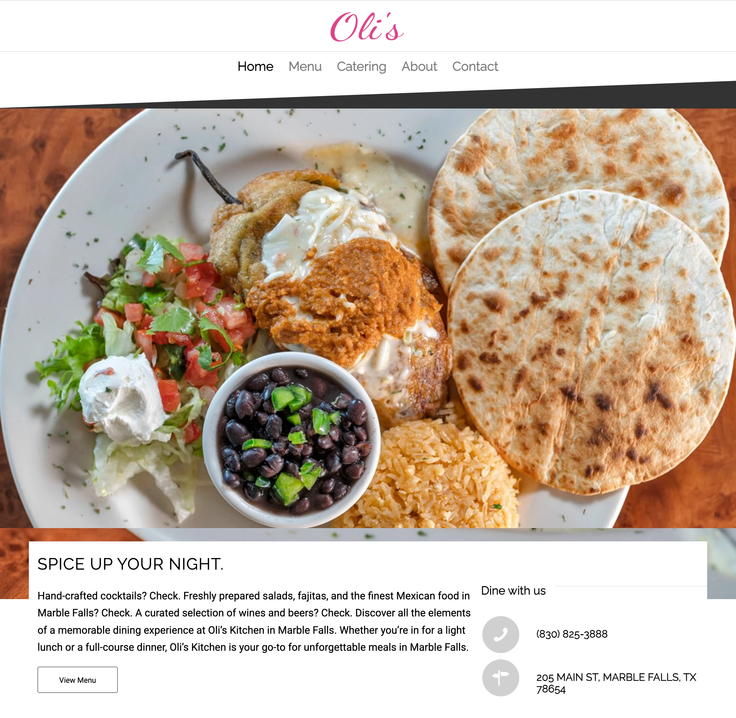 Welcome - Oli's Kitchen